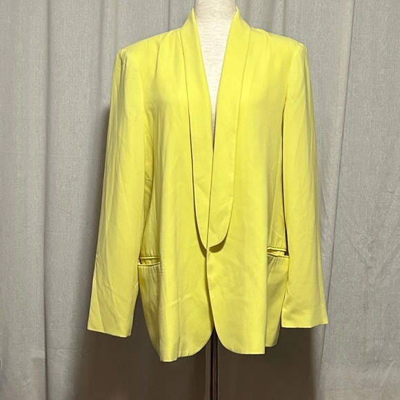 Mural | Jackets & Coats | Mural Yellow Blazer Tailored Suit Jacket ...